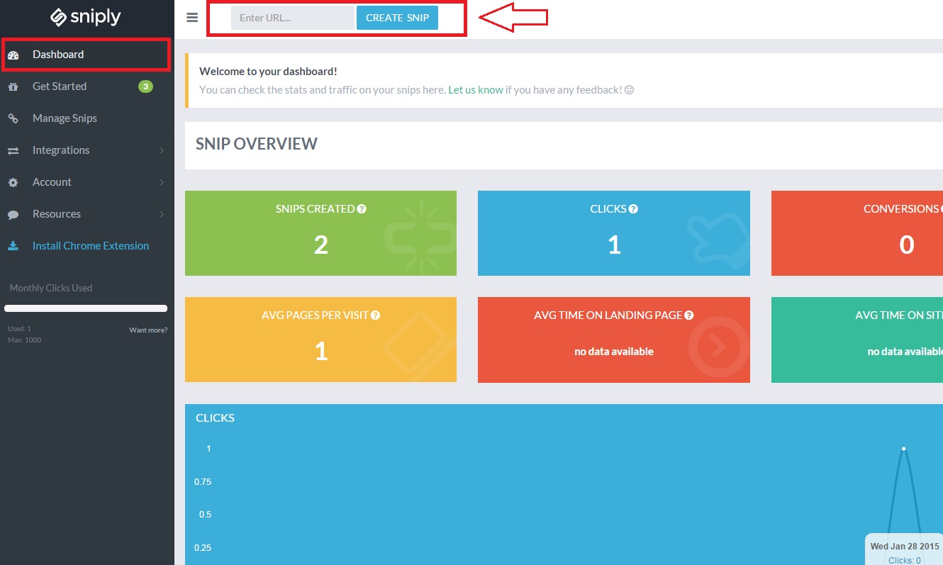 שירות הקיצורים של Snip.ly שעוקף את goo.gl בסיבוב - נקודה